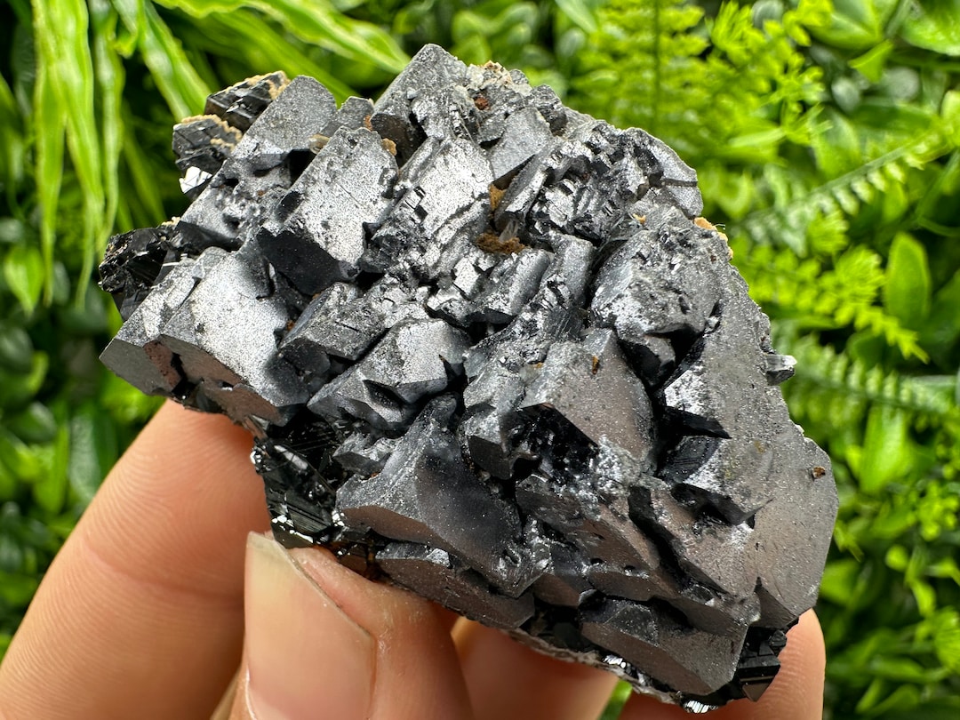 Skeletal Galena With Dolomite: Natural Mineral Crystal From Bulgaria - Etsy