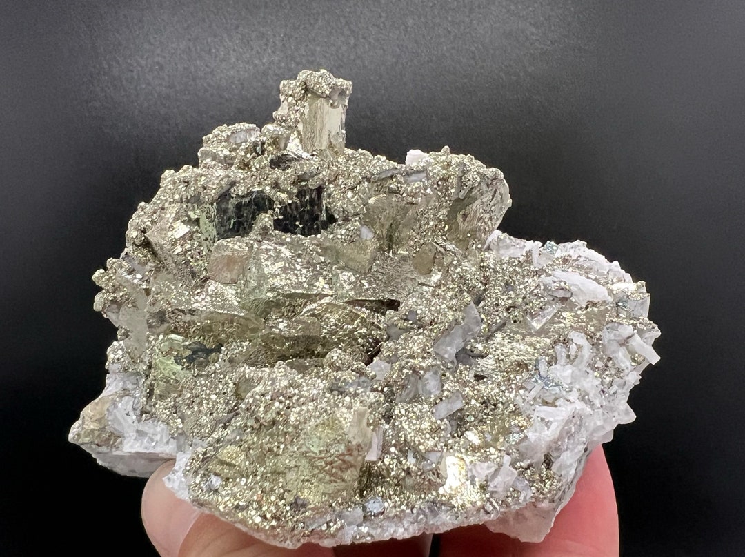 RARE!!! A Unique and Very Aesthetic Pyrite Specimen From Androvo Mine ...