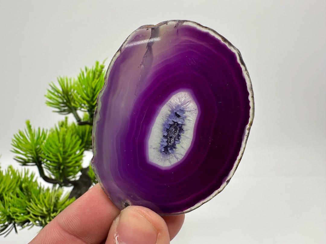 Natural Agate Slice : Brazilian Home Decor - Etsy