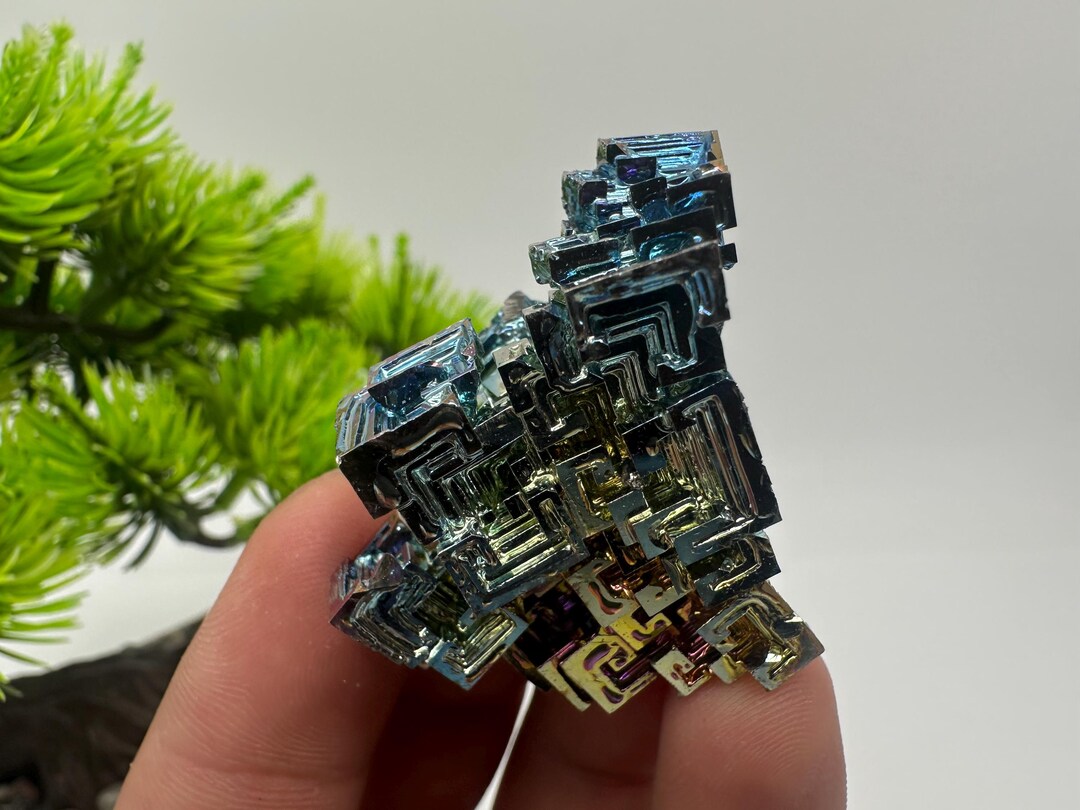 LARGE Rainbow Bismuth Crystal, Rare Gemstone, Collection Piece - Etsy