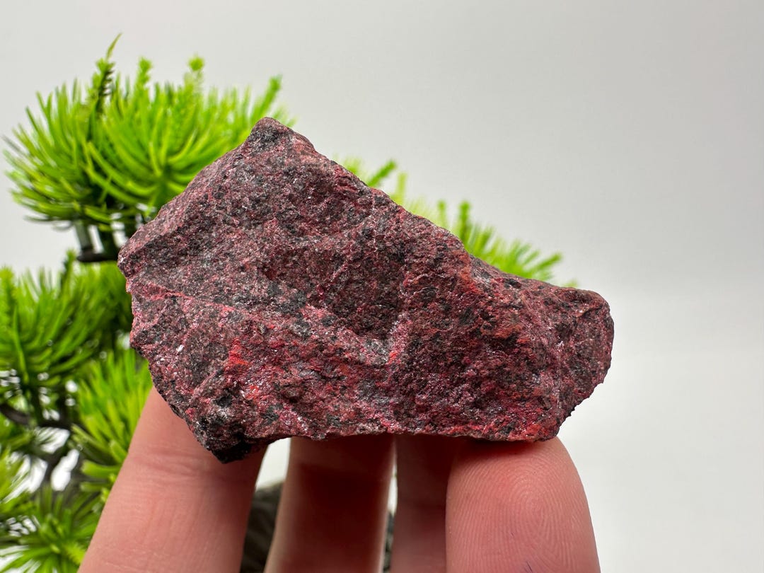 Extra Large Red Cinnabar Crystal Specimen: Raw Mineral From Almaden ...