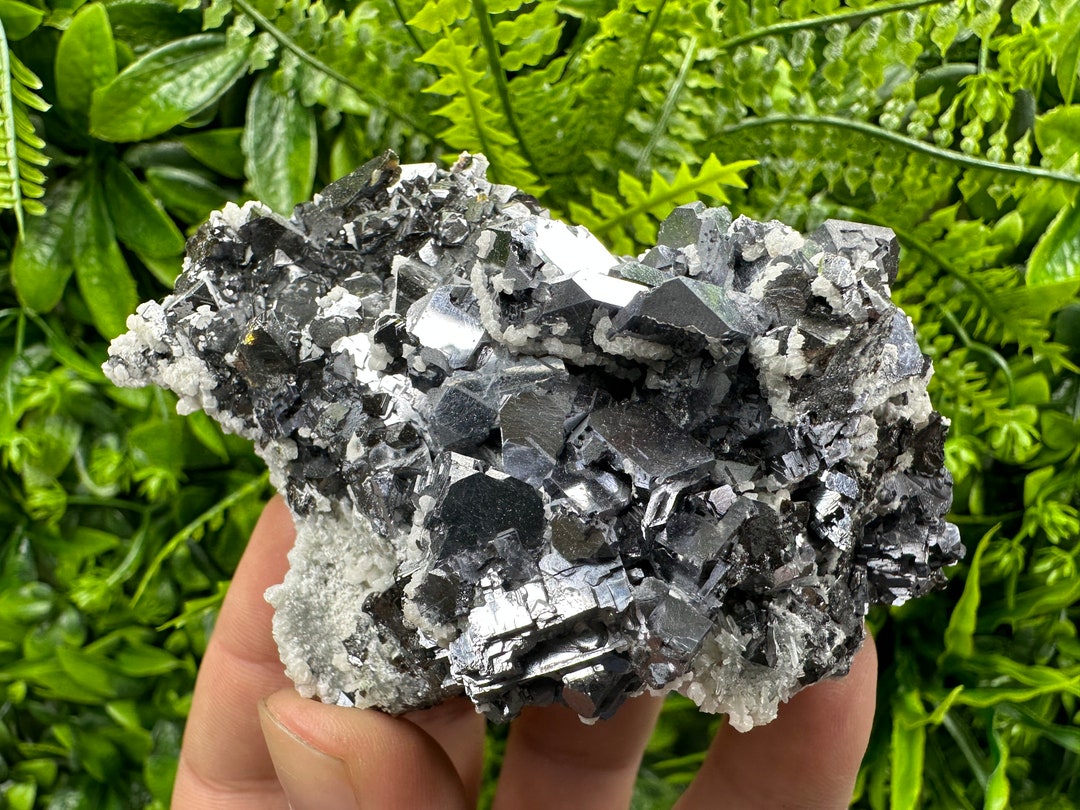 Amazing Piece!!!skeletal Shiny Galena Sphalerite Dolomite Calcite,top ...