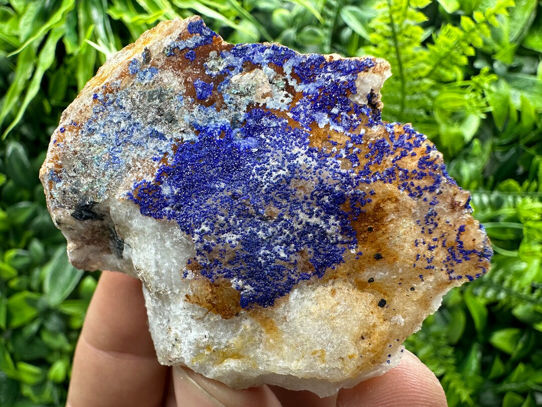 Blue Azurite and Malachite, Perfect Colour Piece Green Minerals Blue ...