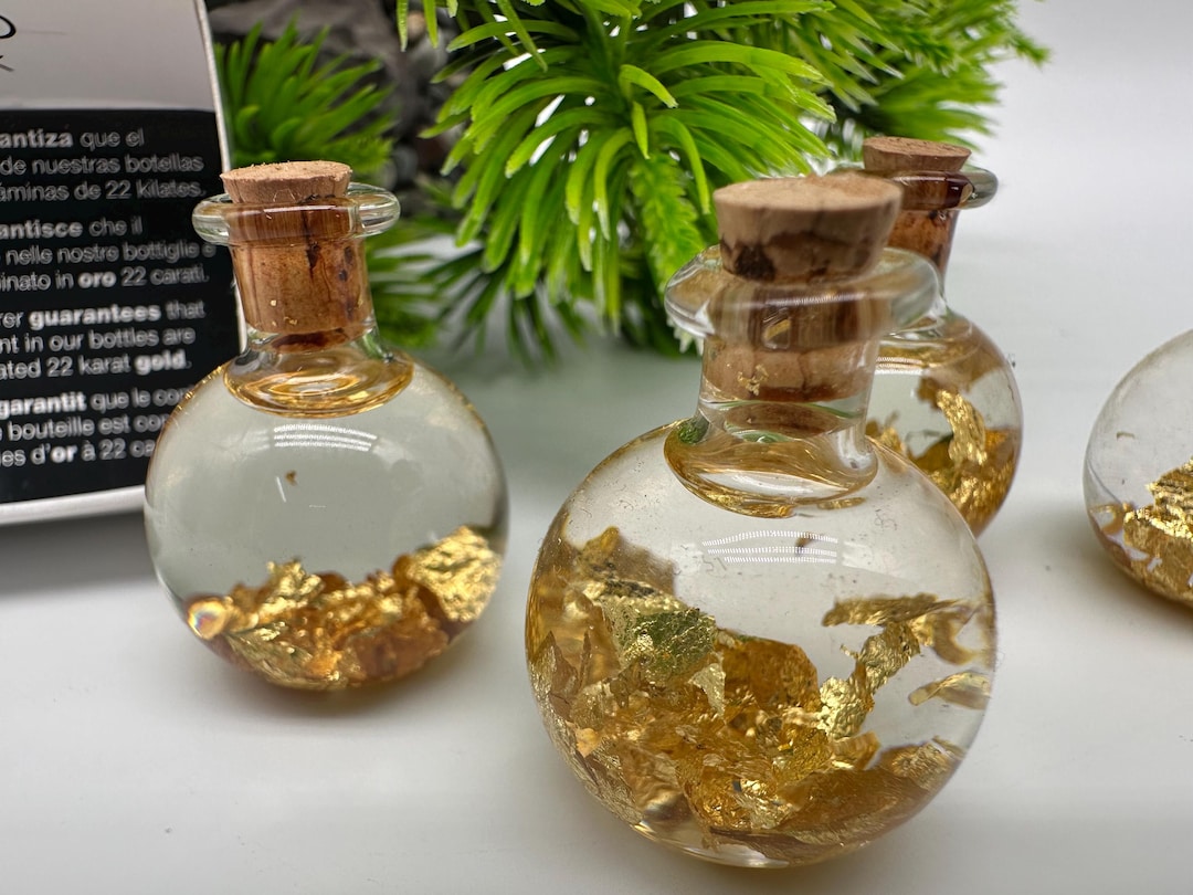 One(1)stunning BOTTLE Real Gold Flakes,22 Carat Gold,raw Gold Flakes ...