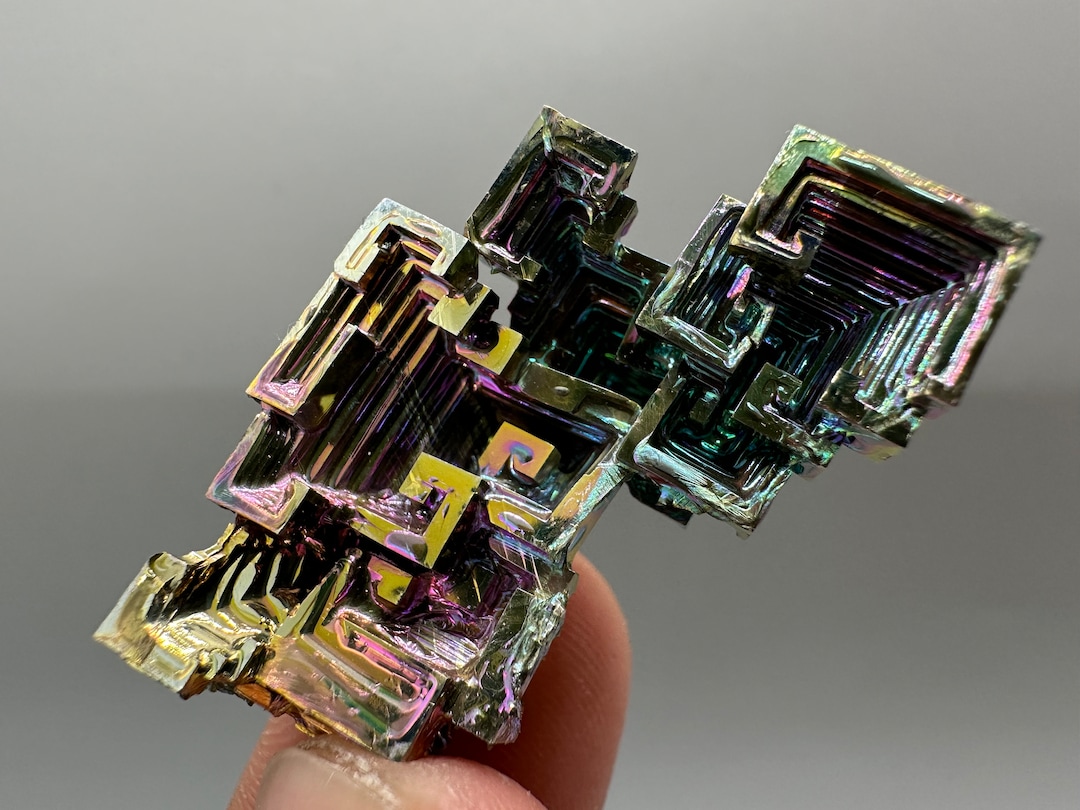 Stunning Bismuth ,gemstone Bismuth, Rainbow Crystal, Bismuth Pieces ...