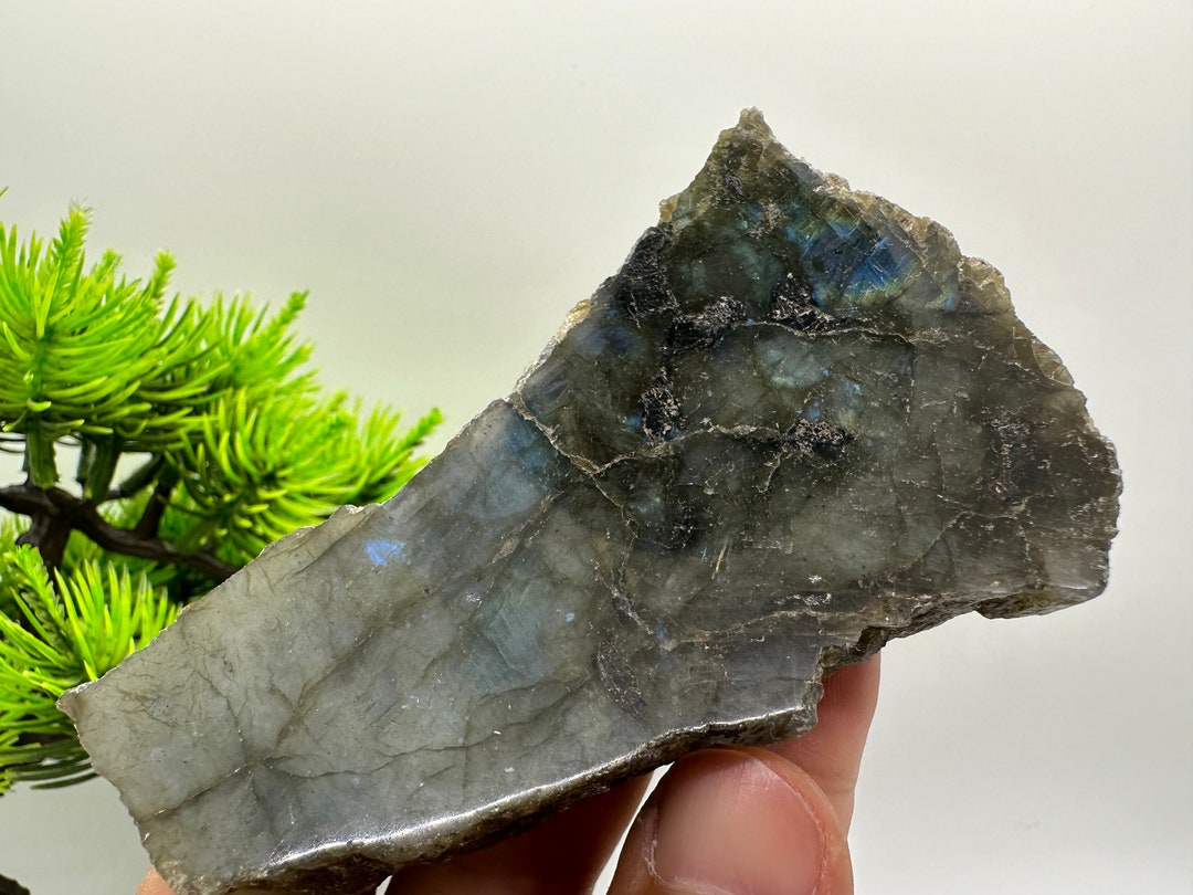 Natural LABRADORITE SLAB, Polished Labradorite Slice, Wholesale Raw ...