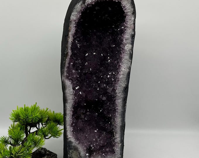 Natural Amethyst Geode Crystal Quartz Cluster Home Decoration | Dream ...