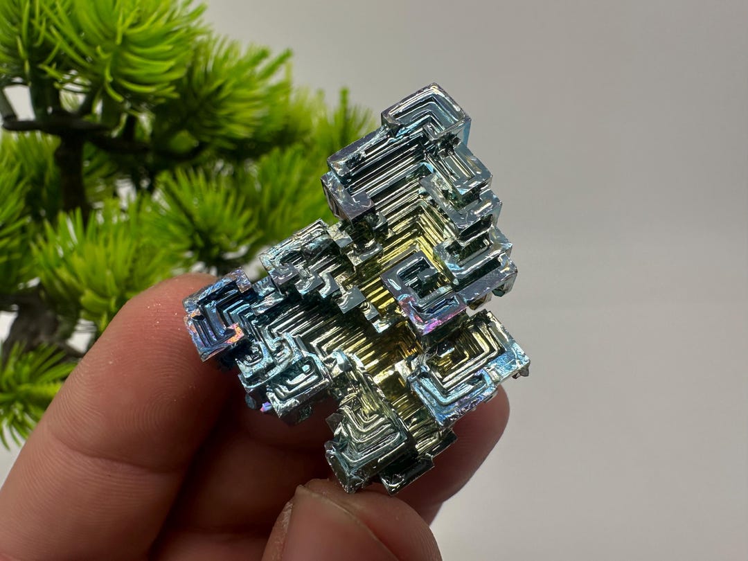 LARGE Rainbow Bismuth Crystal, Rare Gemstone, Collection Piece - Etsy