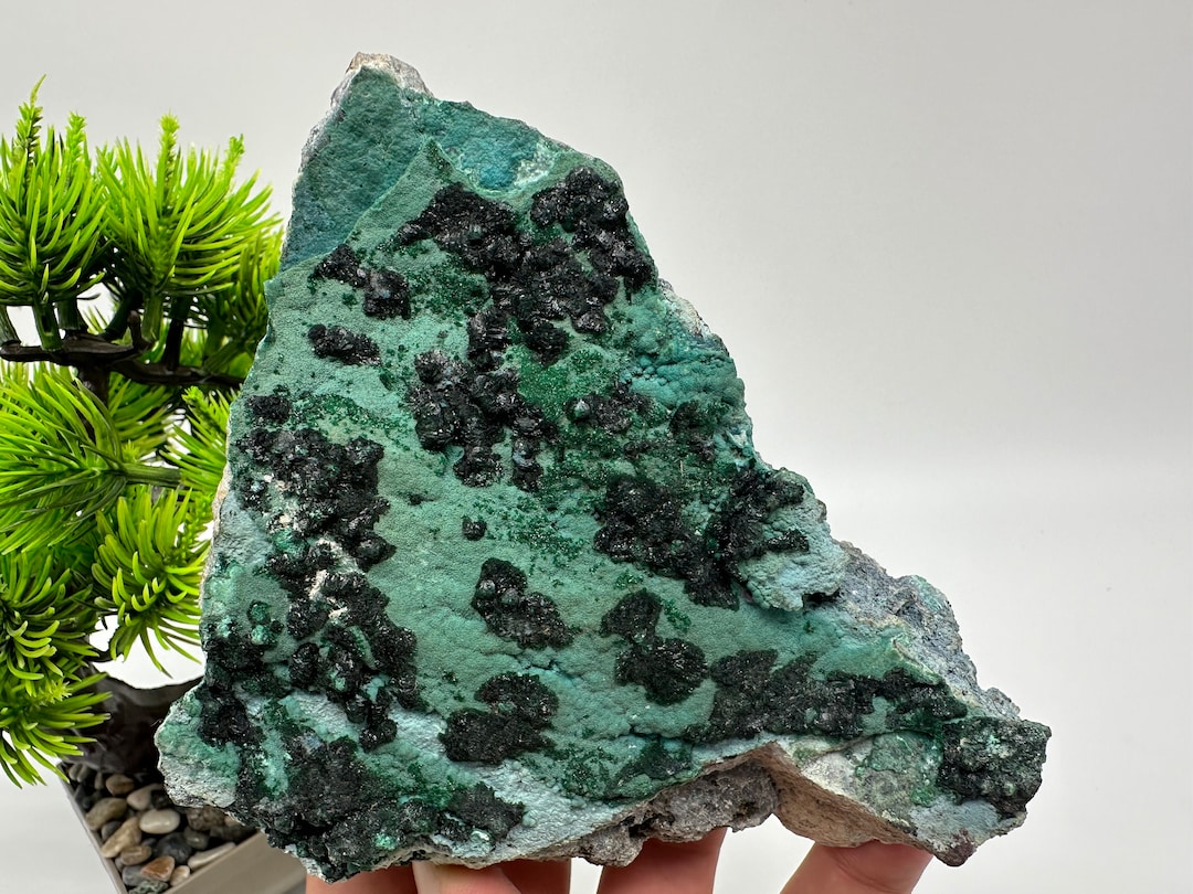 Large Malachite Crystal From Congo,mineral,crystals From Congo,green ...