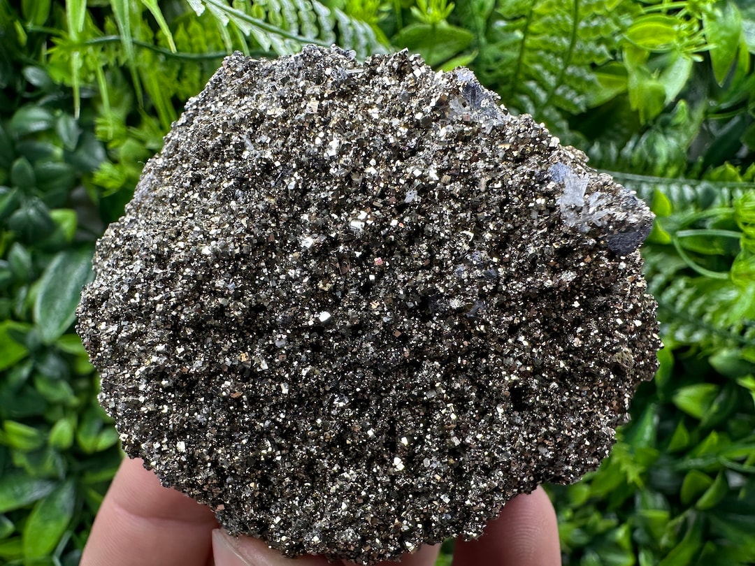 Stunning Mossy Pyrite Rare Pyrite False Gold Fools Gold Borieva Madan ...