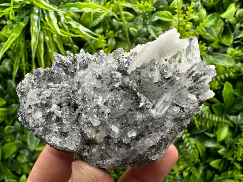 Galena Pyrite Quartz Specimen With Fluorescent Calcite - Etsy