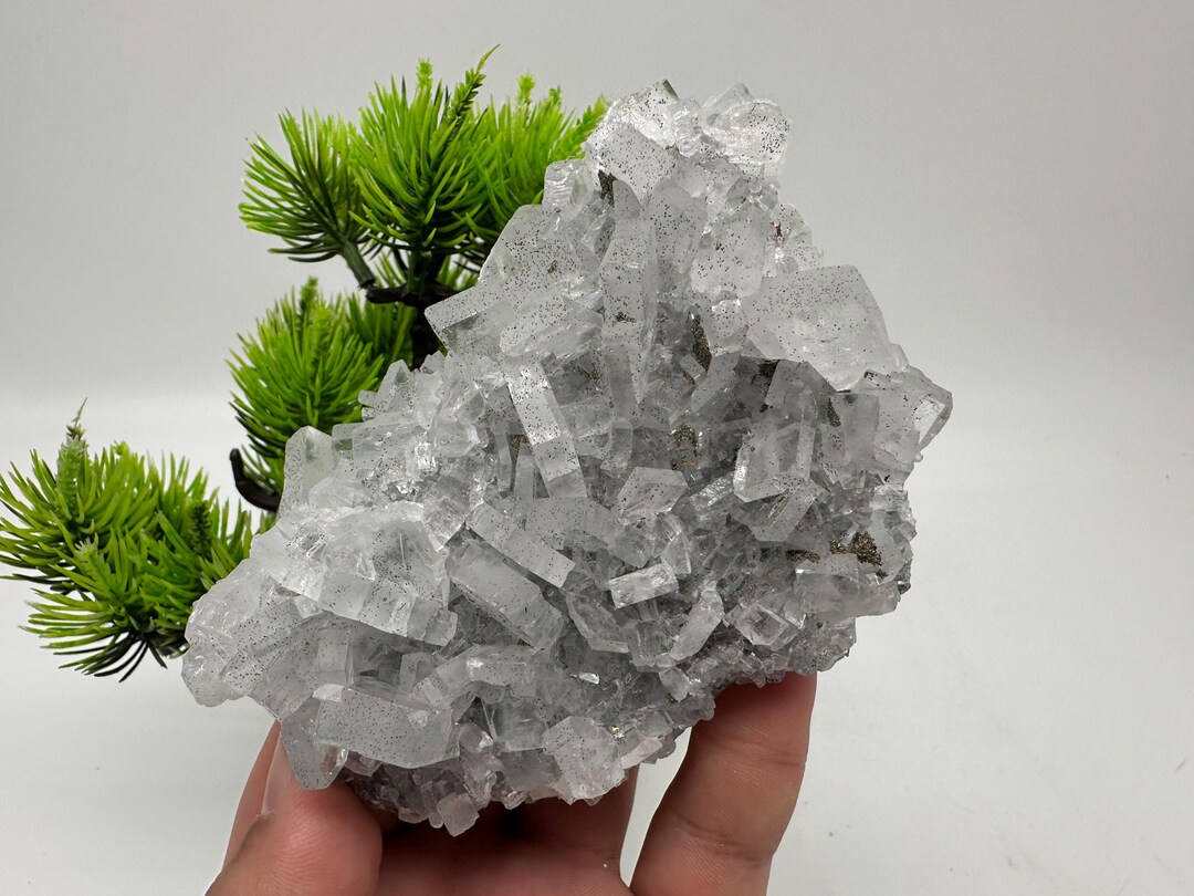 Stunning Transparent Barite Whit Micro Crystal Marcasite,androvo Mine ...