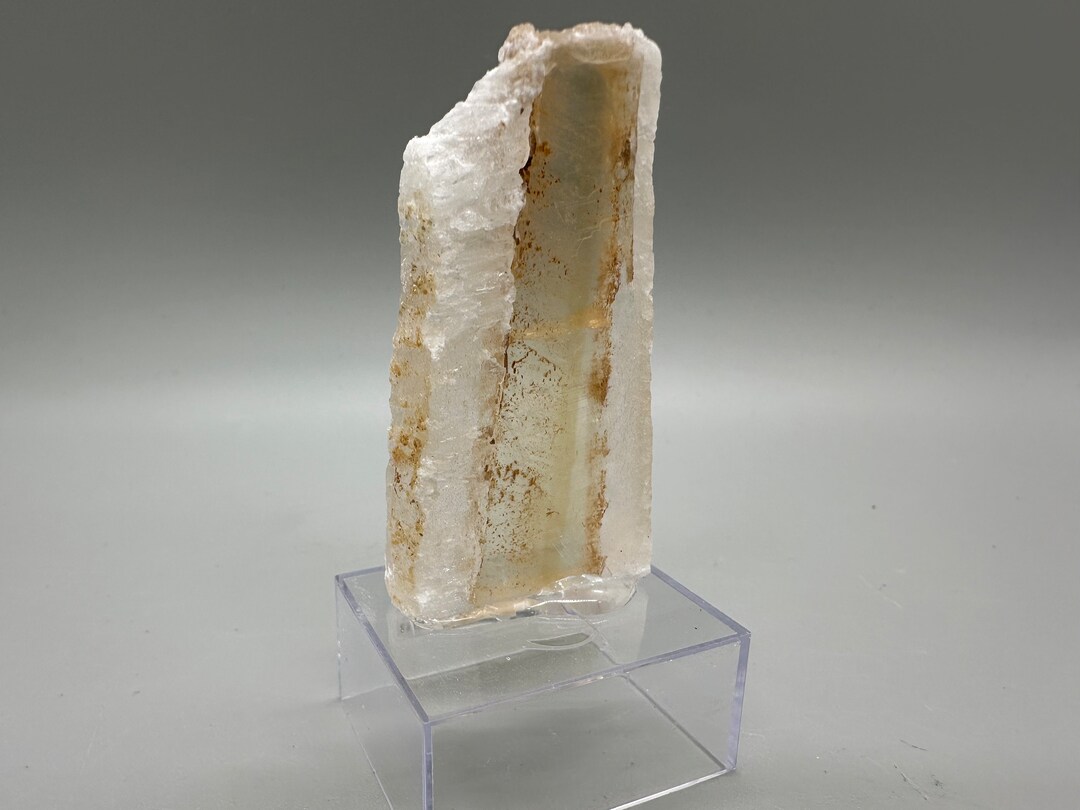 TOP QUALITY! Golden Phantom Selenite Slabs. Fishtail Selenite. Utah Raw ...