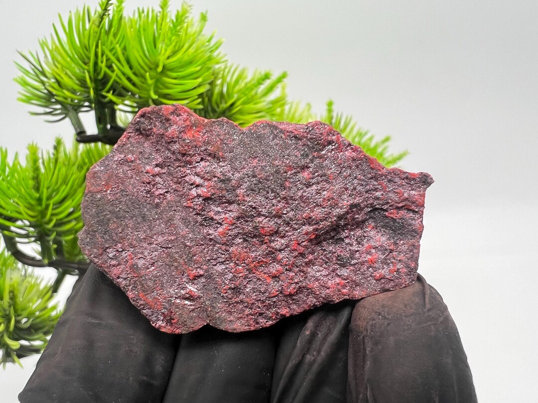 Extra Large Red Cinnabar Crystal Specimen: Raw Mineral From Almaden ...