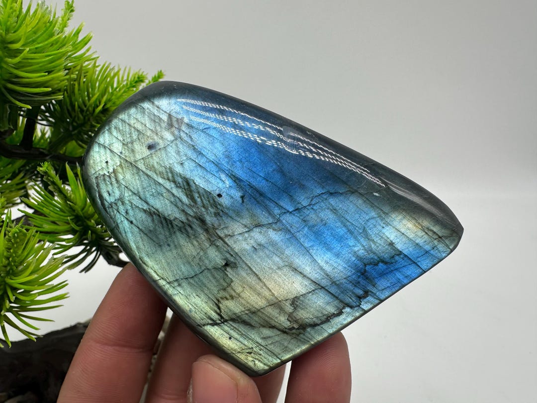 Natural LABRADORITE SLAB, Polished Labradorite Slice, Wholesale Raw ...