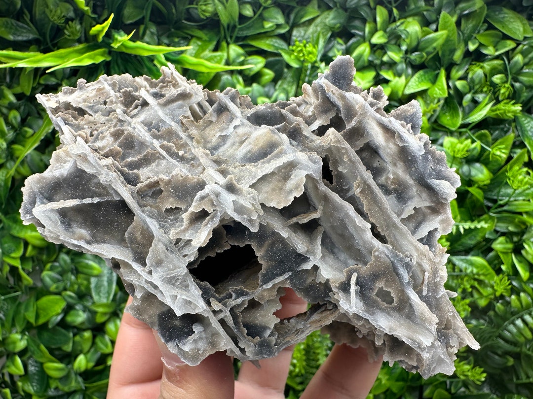 Amazing Chalcedony Whit Chlorite Inclusion,blue Chalcedony, Inclusion ...