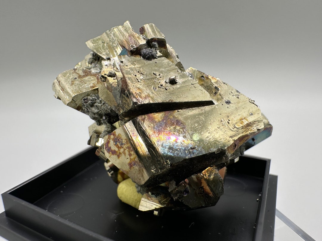 Stunning Rare Rainbow Pyrite Fool’s Gold Floating Pyrite Natural ...