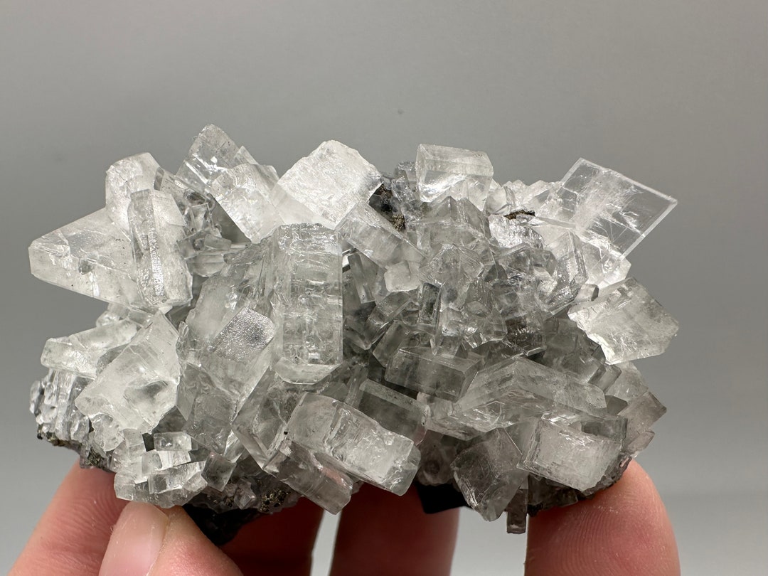 Stunning Transparent Barite Whit Chalcopyrite on Chalcedony Natural ...