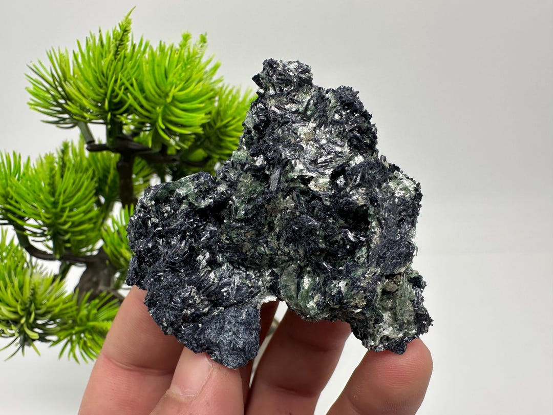Rare Glaucophane Mineral Specimen, Italy - Etsy