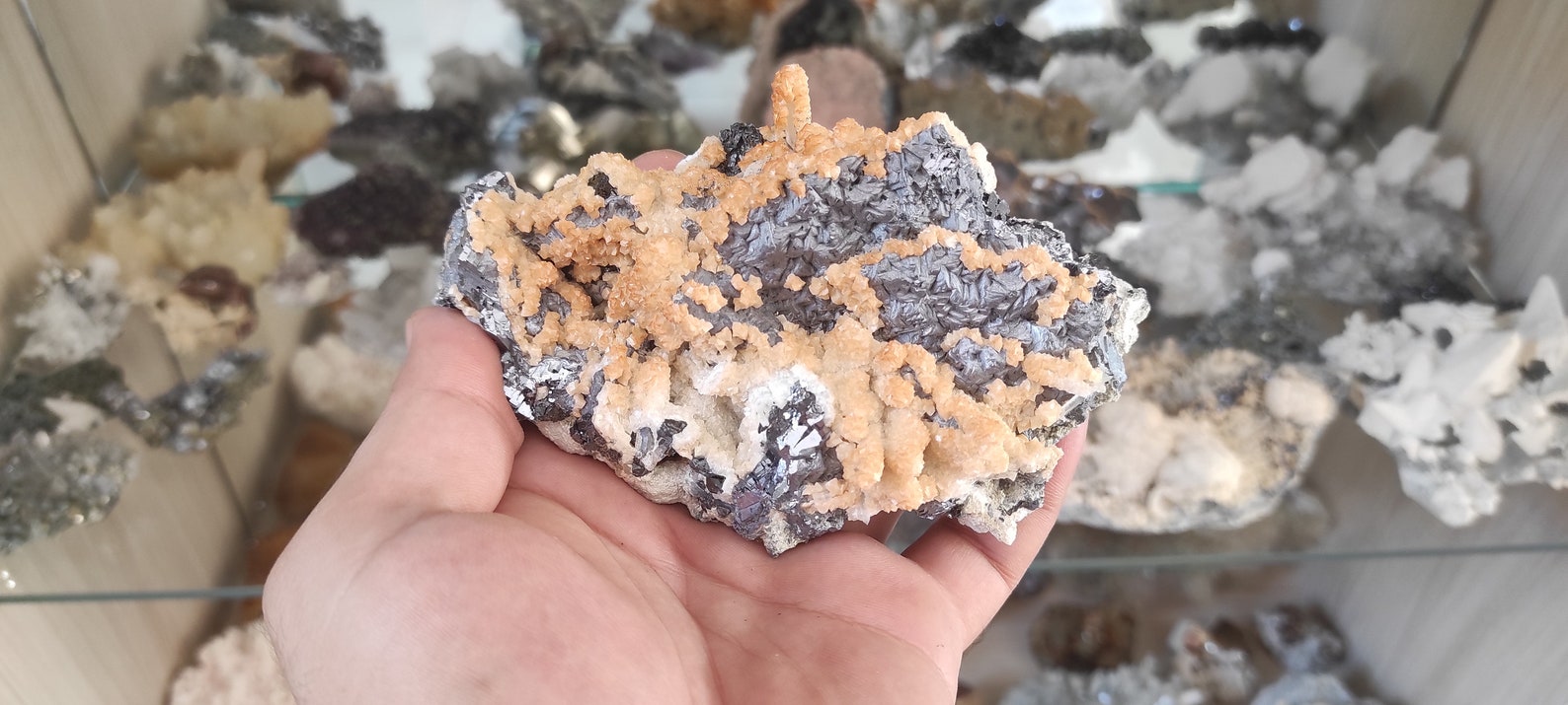 Amazing Piece Spinel Law Skeletal Melted Galena Whit Calcite - Etsy