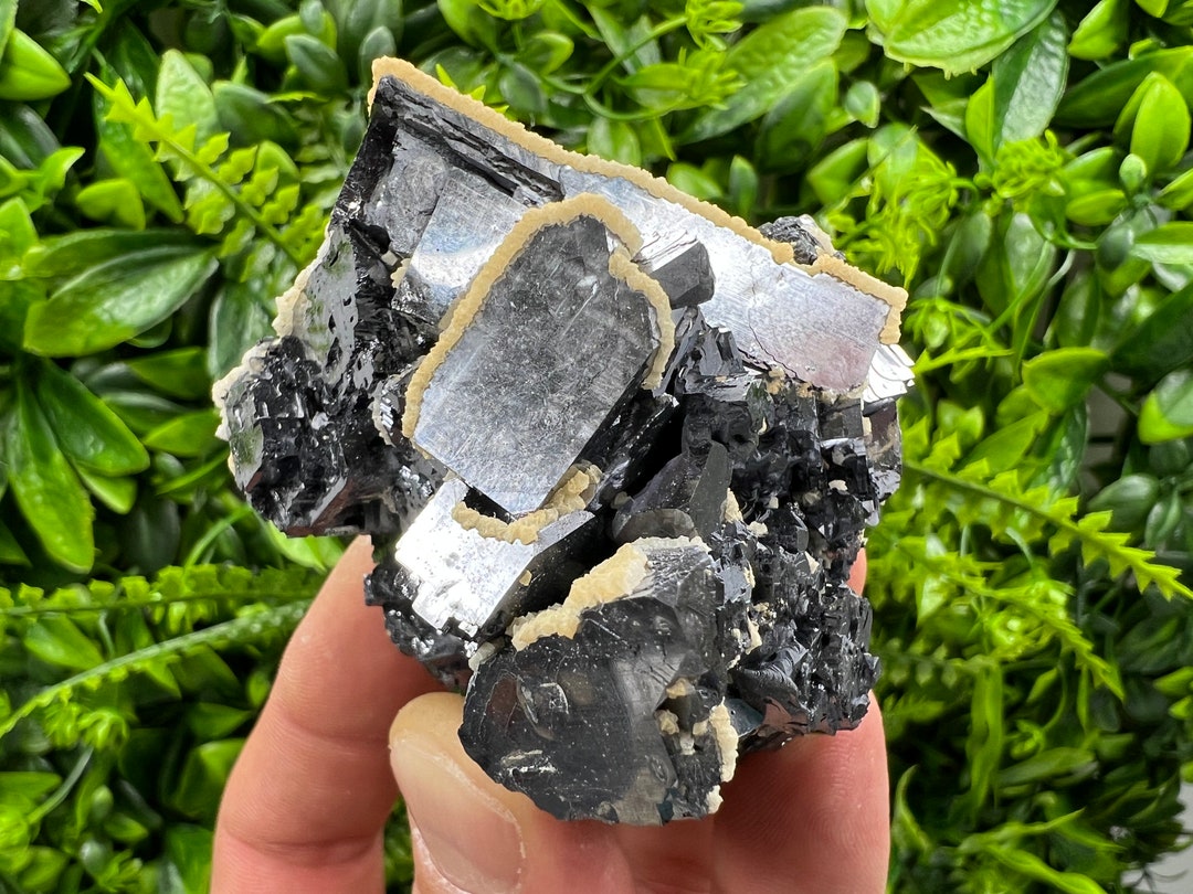 Amazing Piece!!!skeletal Shiny Galena Whit Dolomite Calcite,top ...