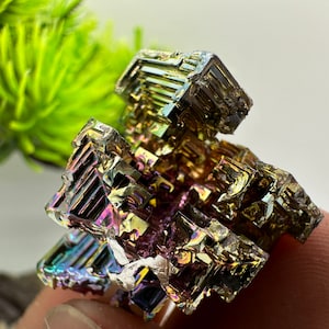 Stunning Bismuth ,gemstone Bismuth, Rainbow Crystal, Bismuth Pieces ...