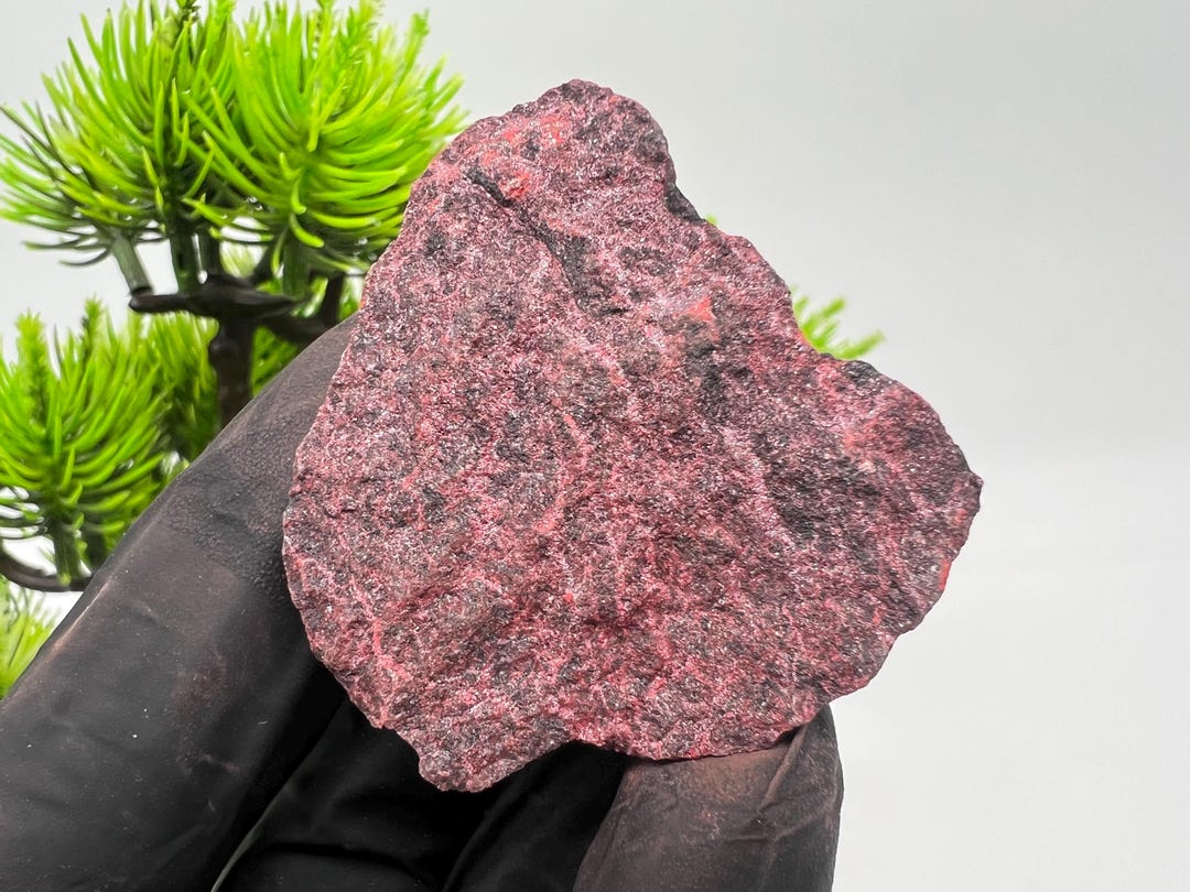 Extra Large Red Cinnabar Crystal Specimen: Raw Mineral From Almaden ...