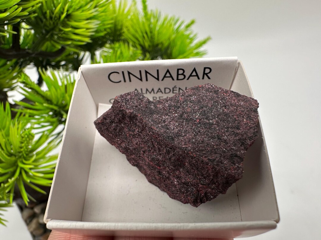 Red Cinnabar Crystal Specimen: Raw Mineral From Almaden, Spain - Etsy