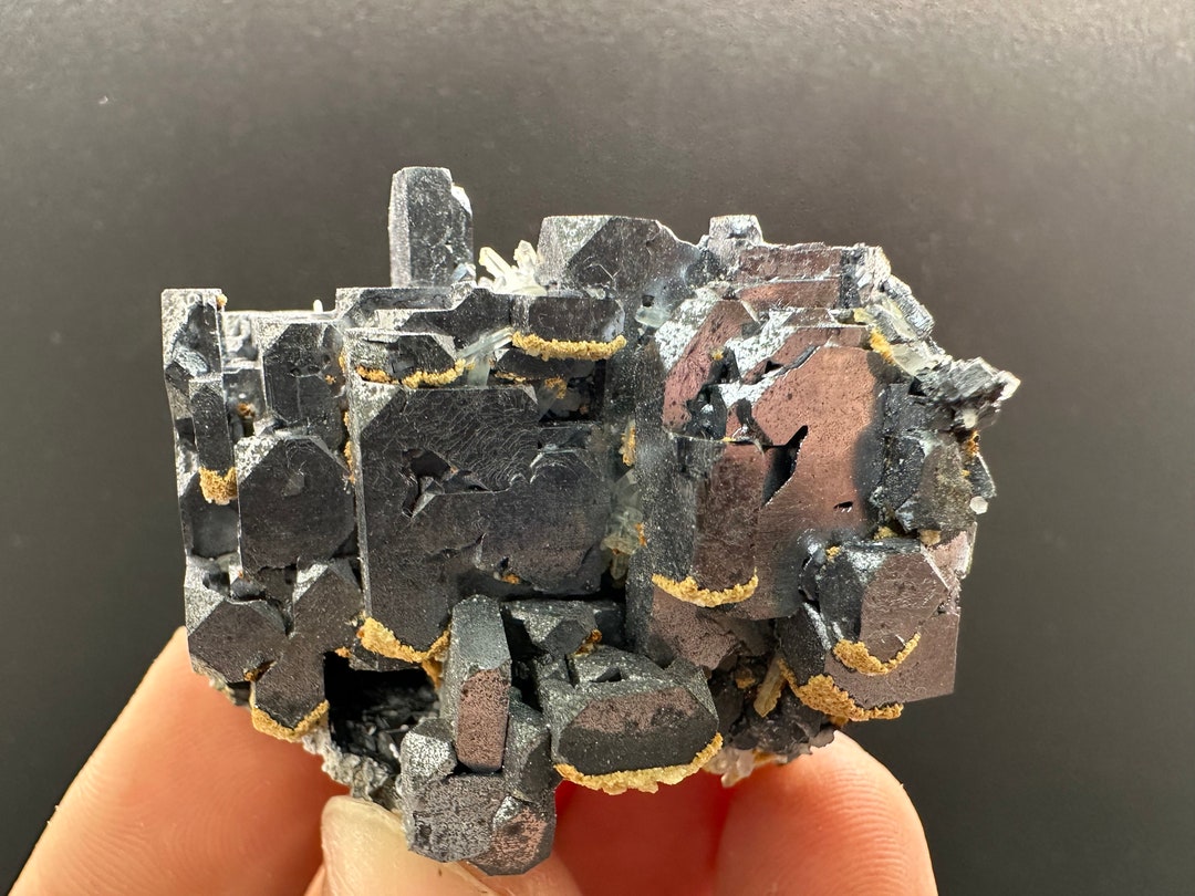 Skeletal Galena With Dolomite Specimen, 9th September Mine, Bulgaria - Etsy