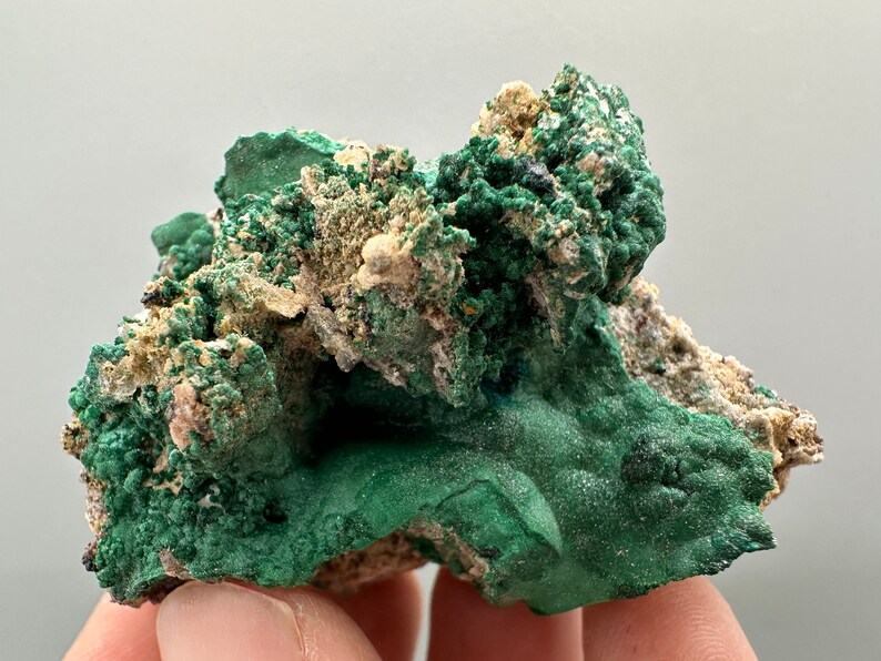 Fibrous Malachite Crystal: Congo Mineral Specimen, Green Stone - Etsy