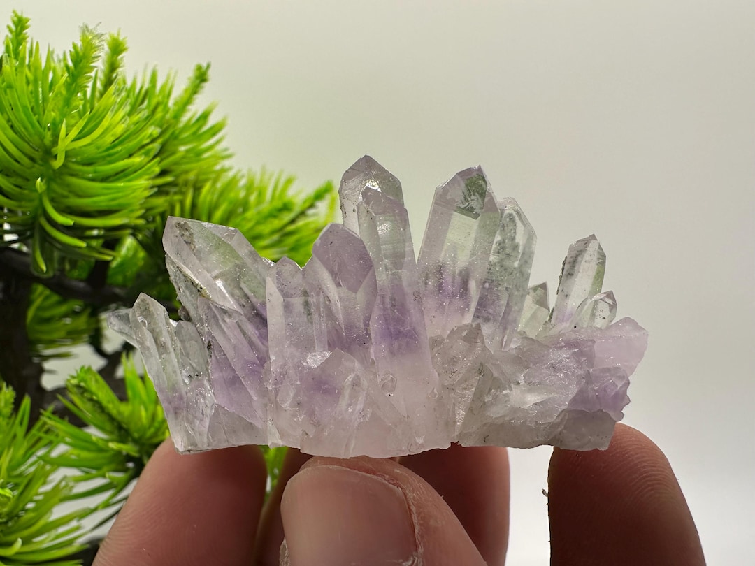 Wonderful Rare Amethyst Phantoms Whit Chlorite Inclusions From Djurcovo ...
