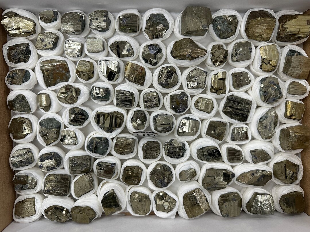 Wonderful Set Shiny Pyrite Cubes, Wholesale Pyrite,wholesale Box ...