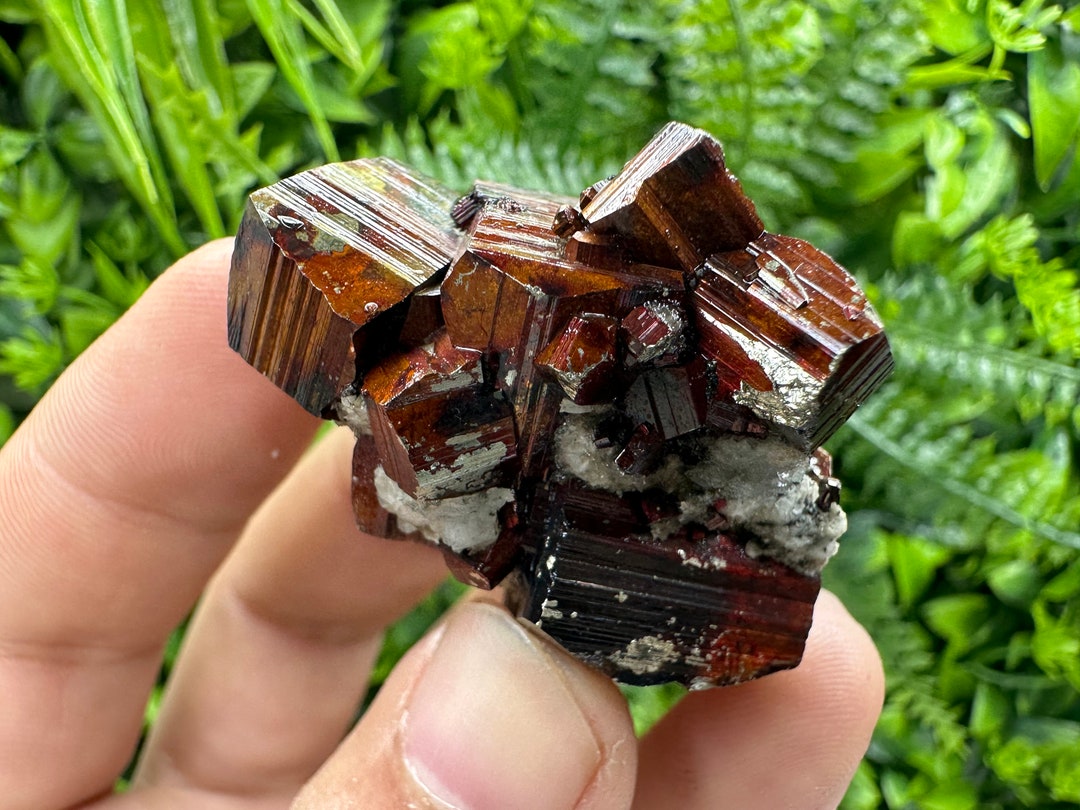 Amazing Rare Red Pyrite Iron Oxide Unique and Very Rare Pyrite With ...