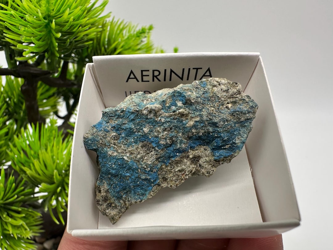 Rare Raw Aerinite,mineral Specimen,collection Crystal,minerals,aerinite ...