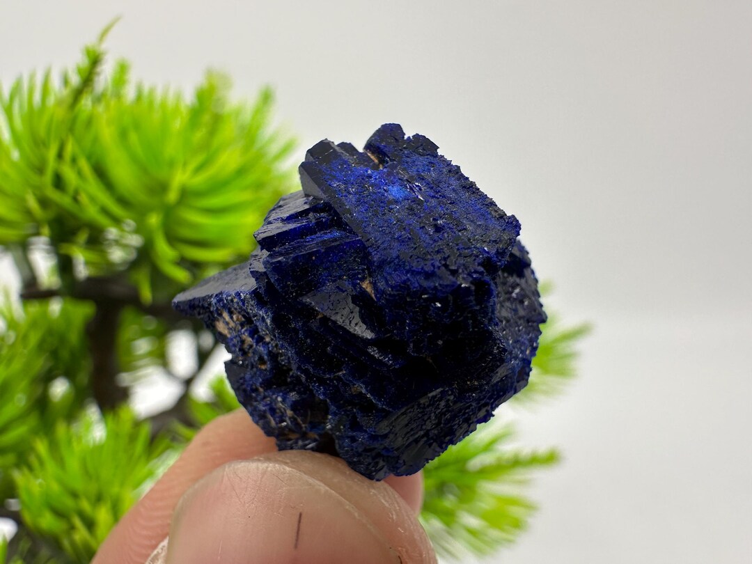 Crystallized Azurite-kerrouchen,morocco-blue Azurite Specimen-high ...