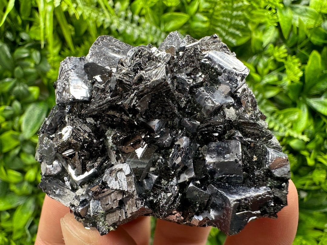 Skeletal Galena With Black Sphalerite, Natural Mineral Specimen - Etsy UK