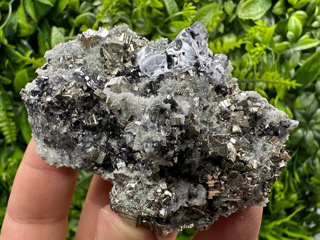 Unique and Very Rare Pyrite With Beautiful Crystallization! Shiny ...