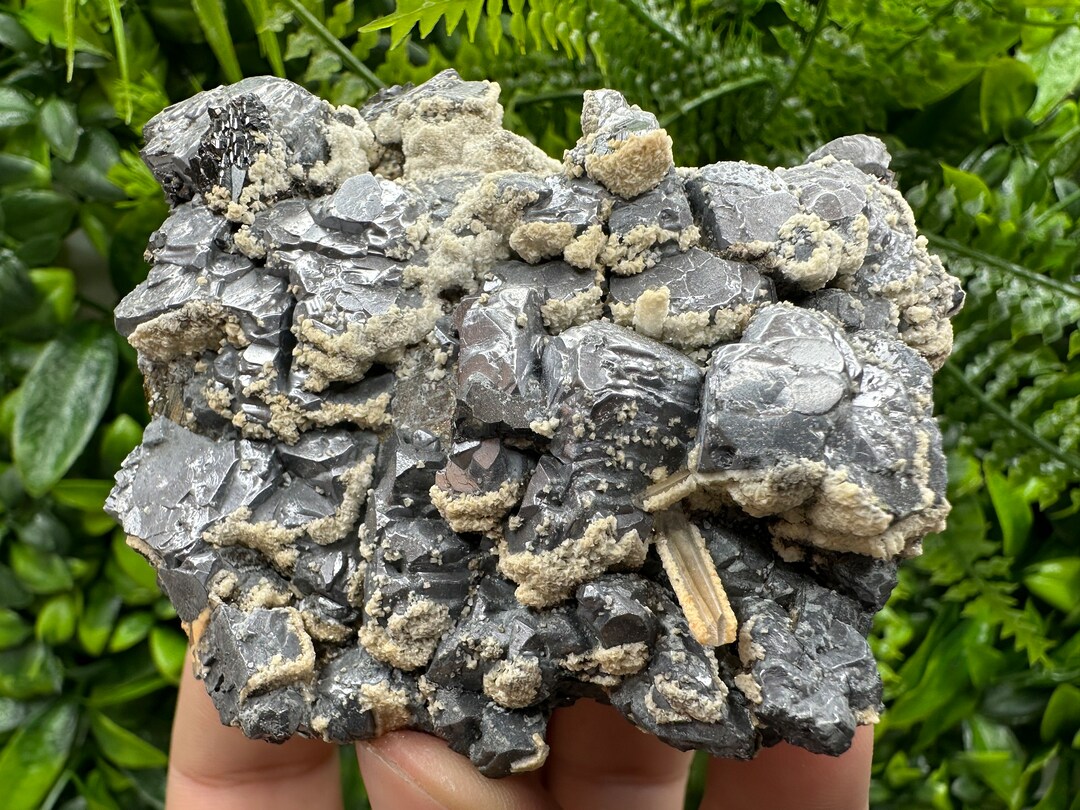 Amaizing Piece Skeletal Shinu Galena Whit Calcite Dolomite Natural ...