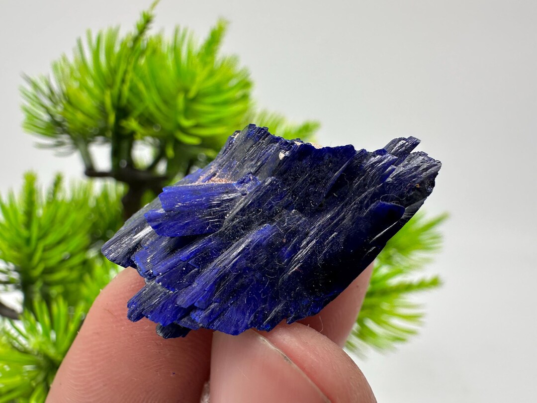 Crystallized Azurite-kerrouchen,morocco-blue Azurite Specimen-high ...