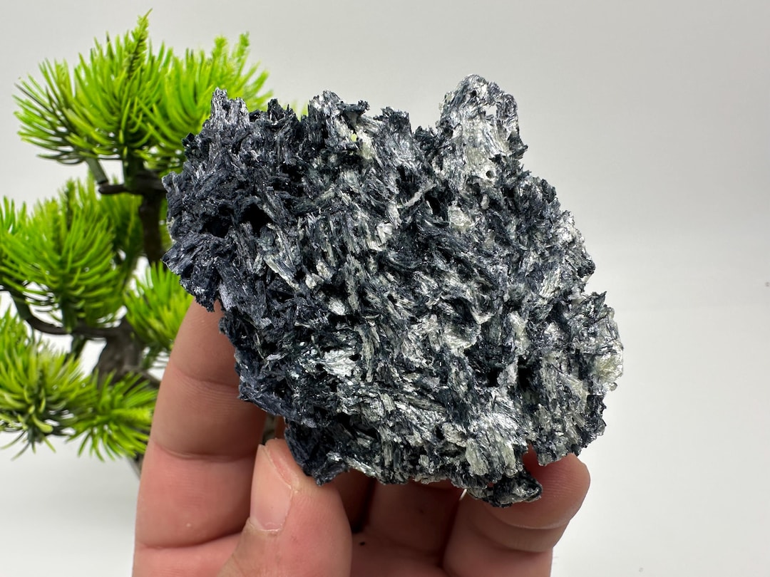 Rare Glaucophane Mineral Specimen, Italy - Etsy