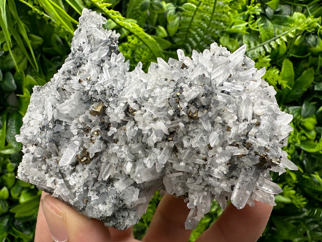 Aesthetic Quartz Whit Pyrite and Calcite From Famous Borieva Mine ...