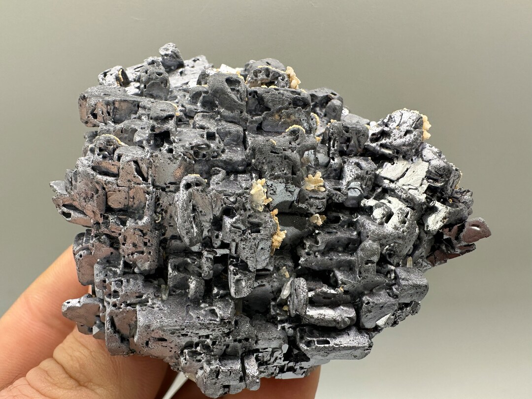 Skeletal Galena Mineral Specimen: Shiny Collector Stone - Etsy