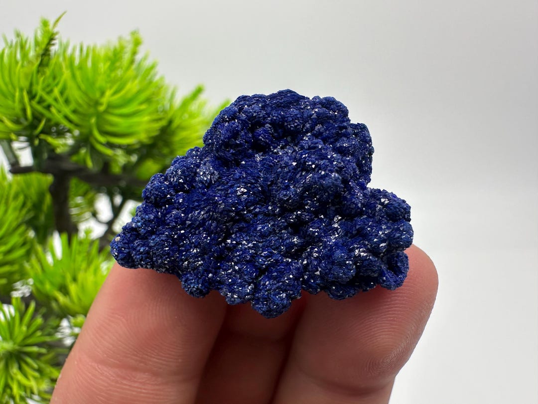 Crystallized Azurite-kerrouchen,morocco-blue Azurite Specimen-high ...