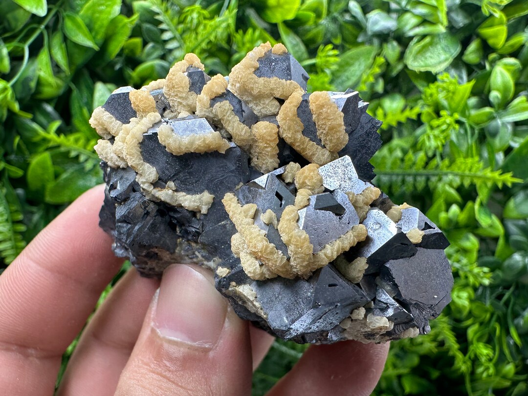 Amazing Piece!!!skeletal Shiny Galena Whit Dolomite Calcite,top ...