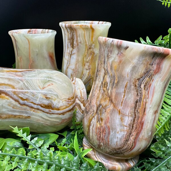 Onyx Wine Goblets - Etsy