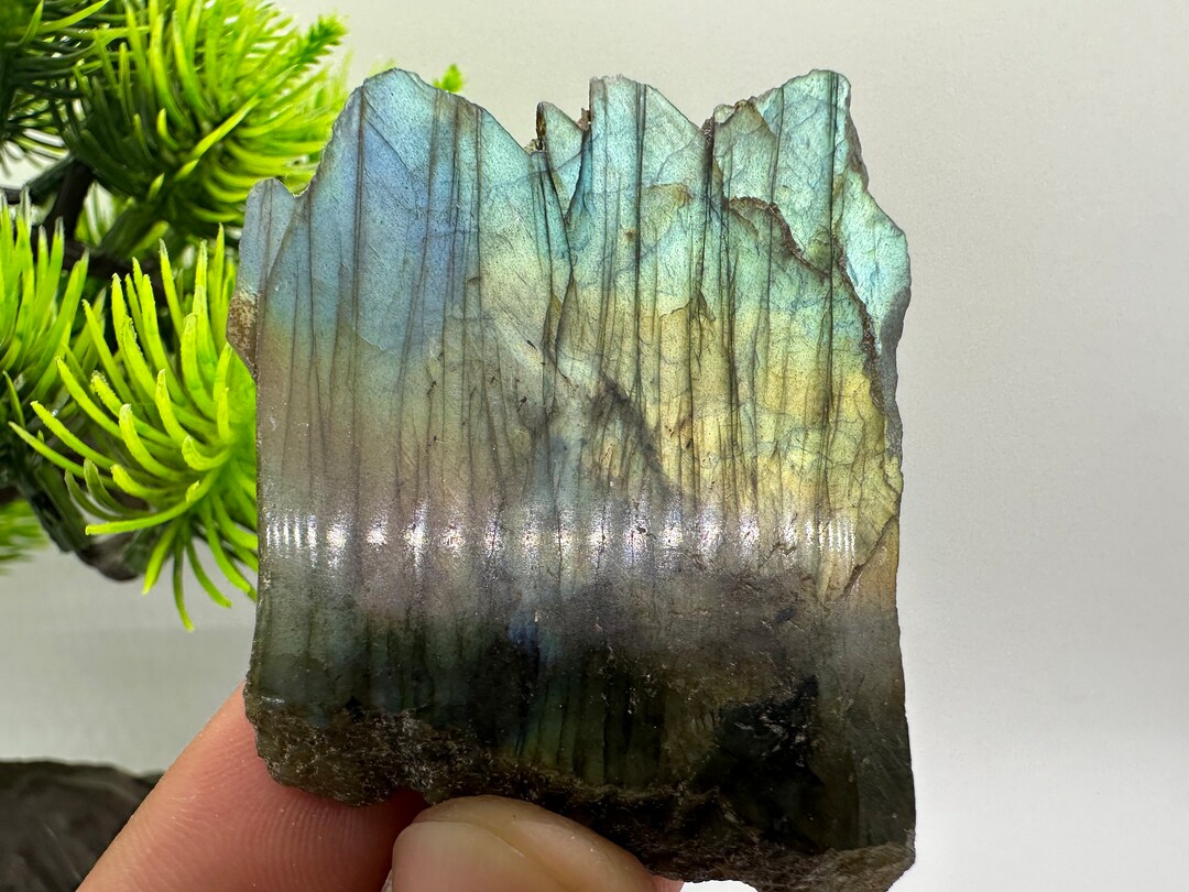 Natural LABRADORITE SLAB, Polished Labradorite Slice, Wholesale Raw ...