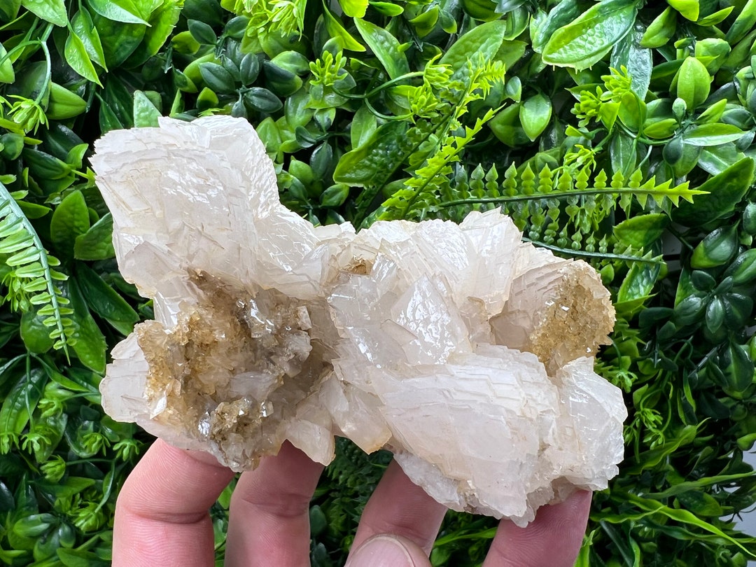 Lovely Piece Calcite Fluorescent Mangano Natural Mineral Crystal Home ...