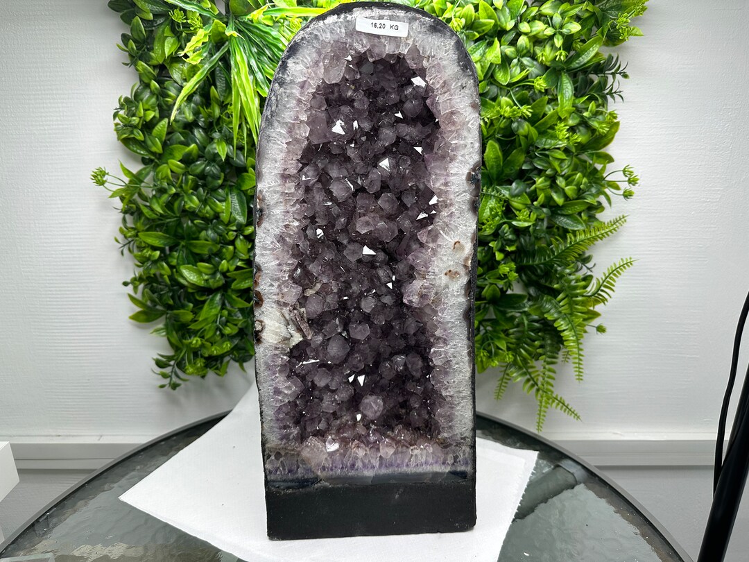 Natural Amethyst Geode Crystal Quartz Cluster Home Decoration Dream ...