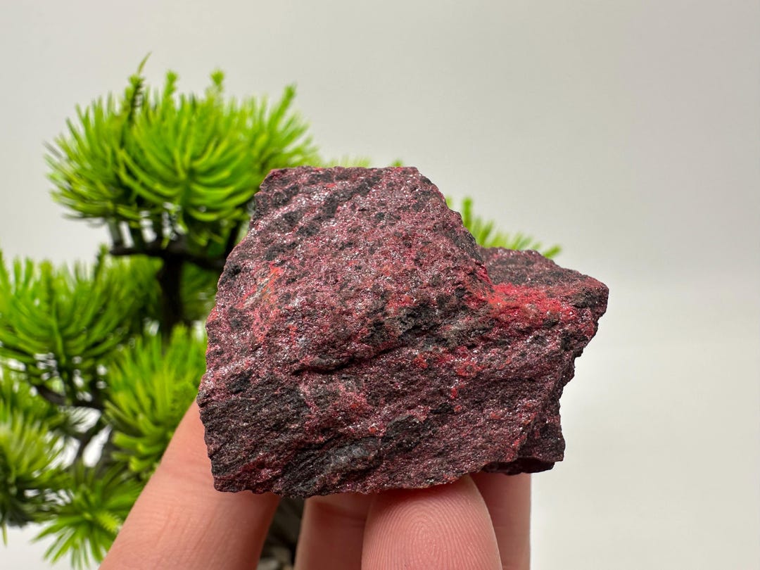 Extra Large Red Cinnabar Crystal Specimen: Raw Mineral From Almaden ...