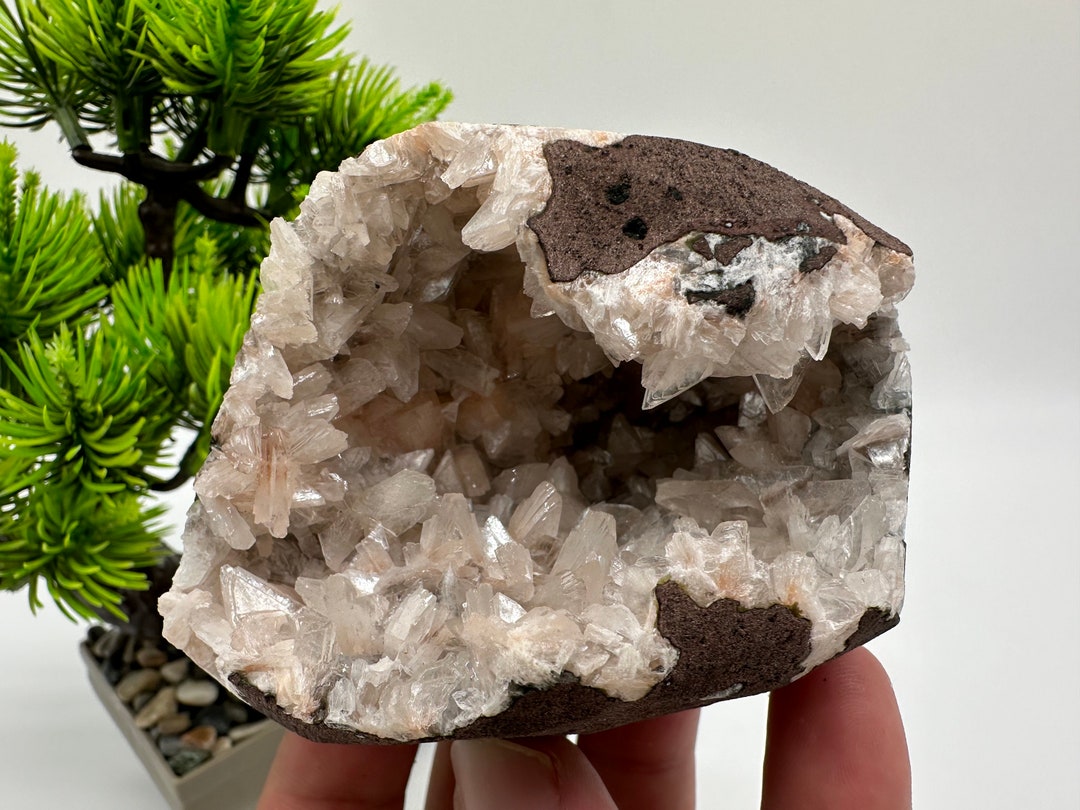 STUNNING Geode Heulandite,natural, Collection Minerals Specimen,india ...